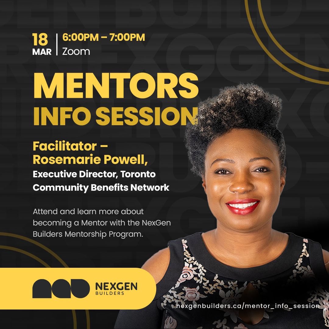 NexGen Builders Mentor Info Session - NexGen Builders